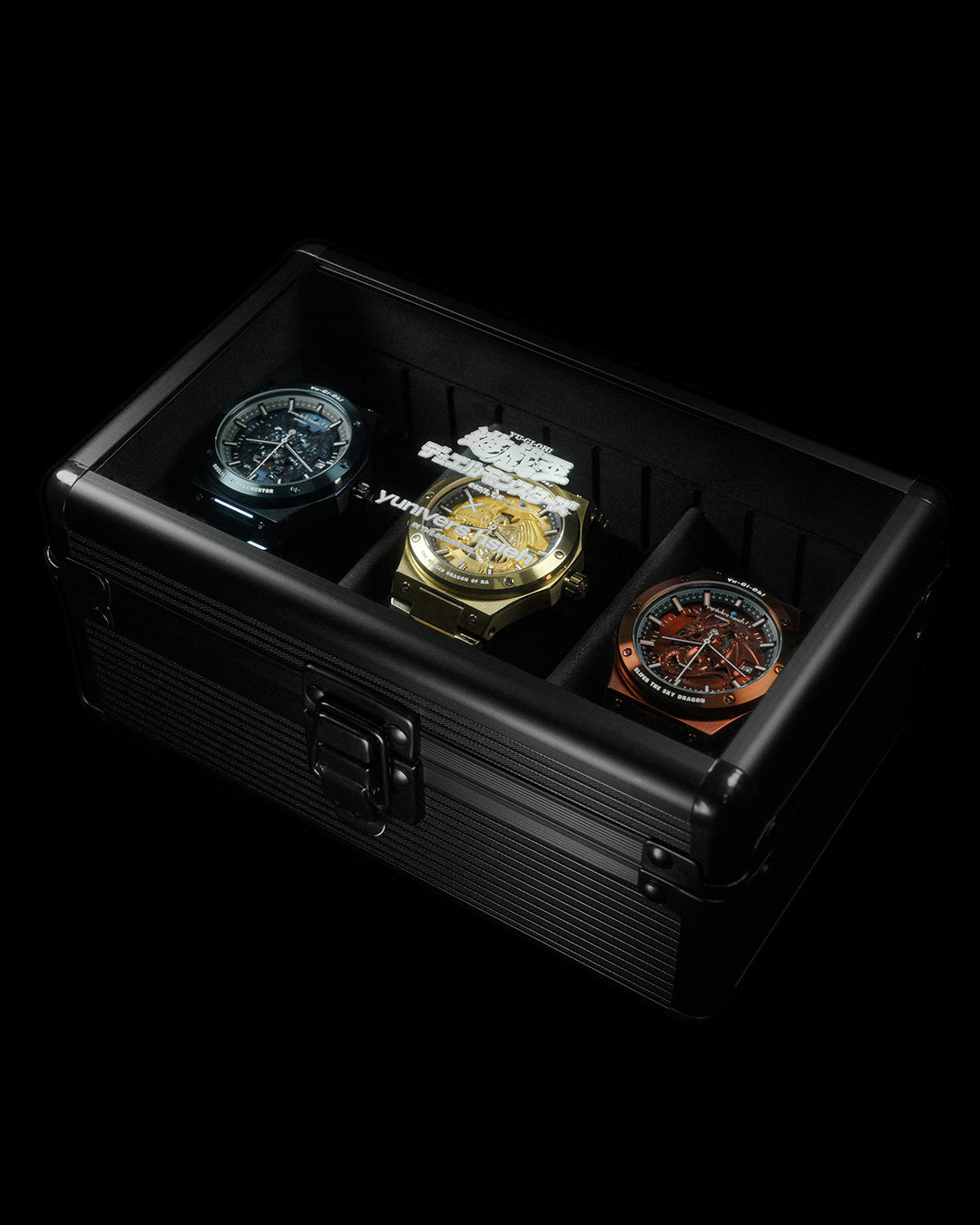 ALUMINUM ALLOY COLLECTIBLE BOX - 3 SLOTS – yunivershsieh.com